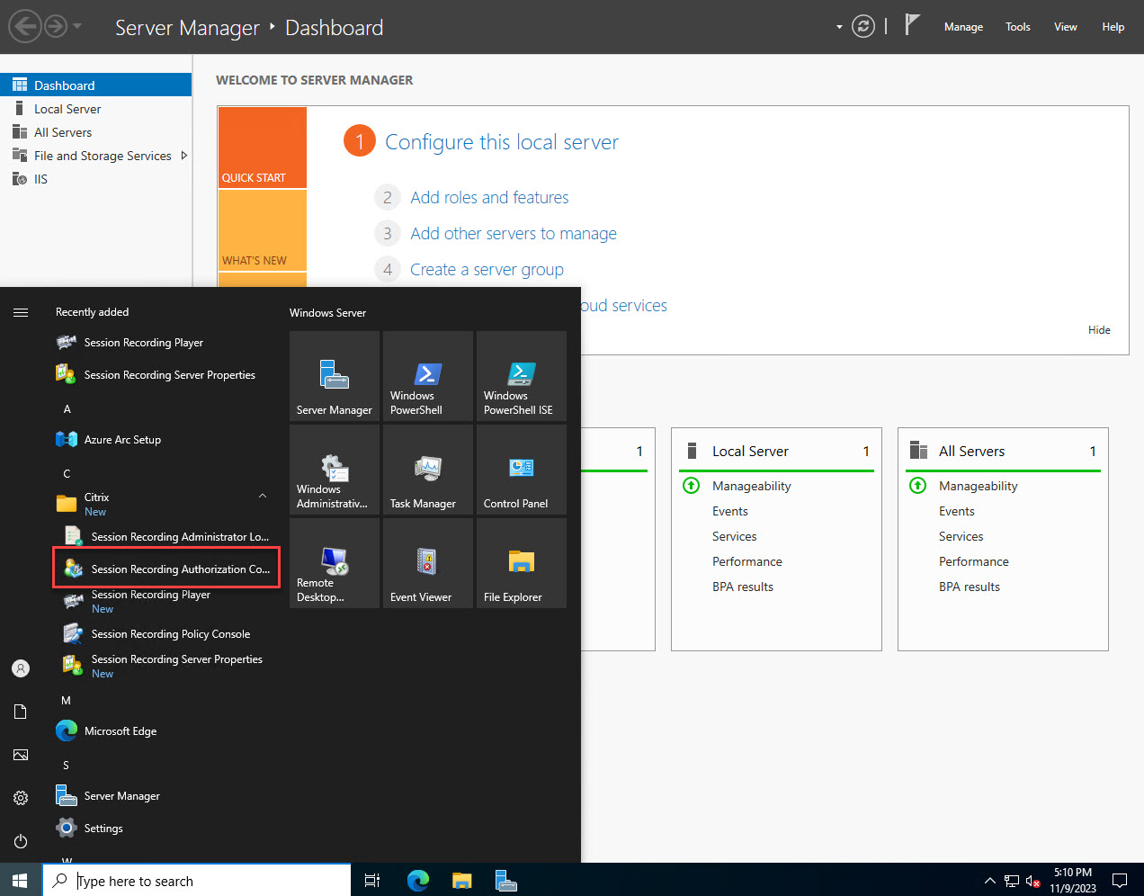 Citrix Session Recording Server Pt.2 Configure - ED:IT Forum